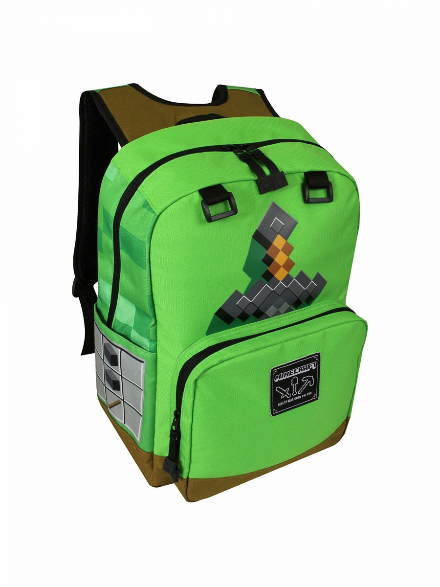 Ruksak Minecraft - Sword Adventure (zelený) - Xzone.sk