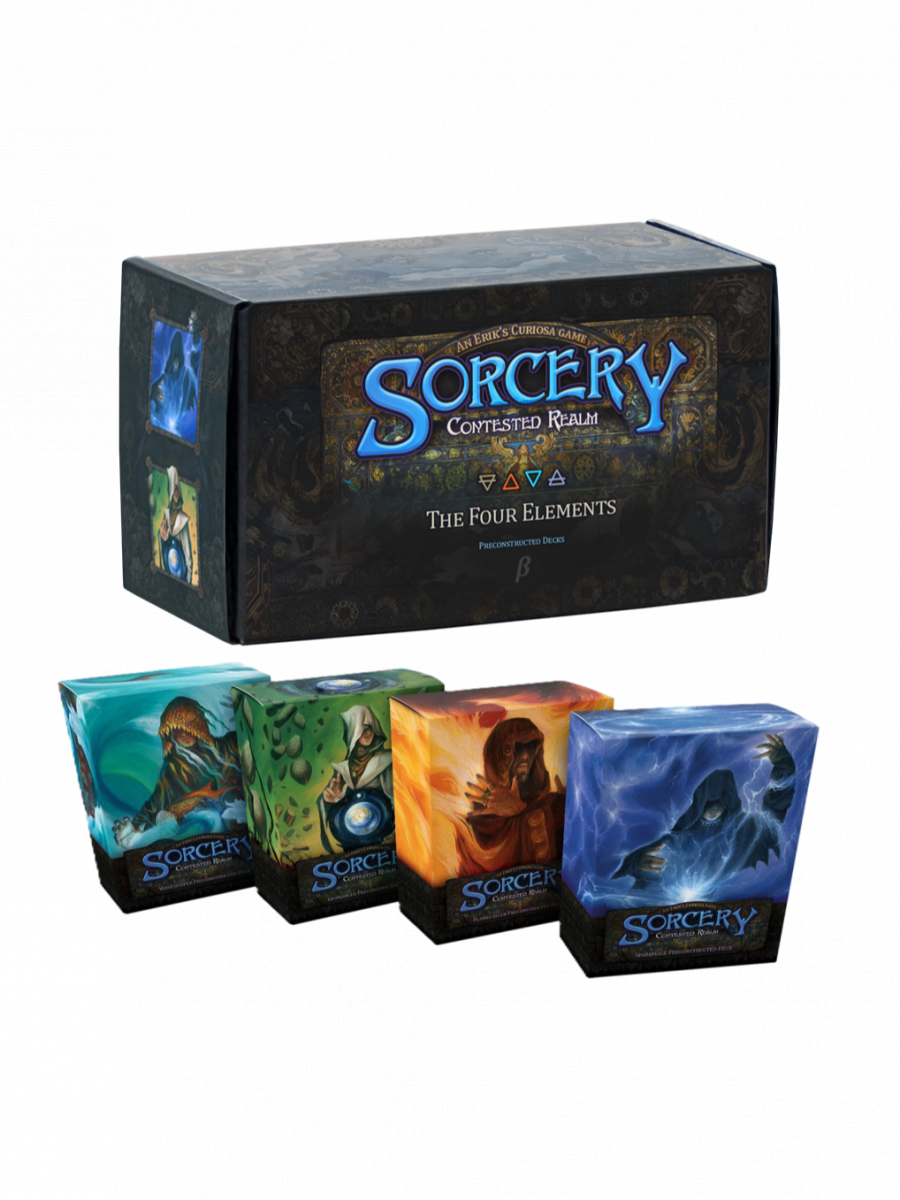 Kartová hra Sorcery TCG: Contested Realm - Precon Box (4 decky) - Xzo