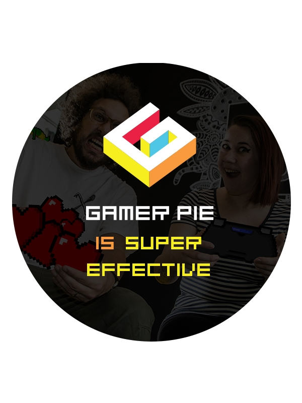 Odznak Gamer Pie - Super Effective (37mm) - Xzone.sk