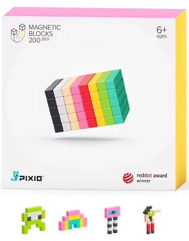 Magnetická stavebnica PIXIO - Bright Animals (Story Series)