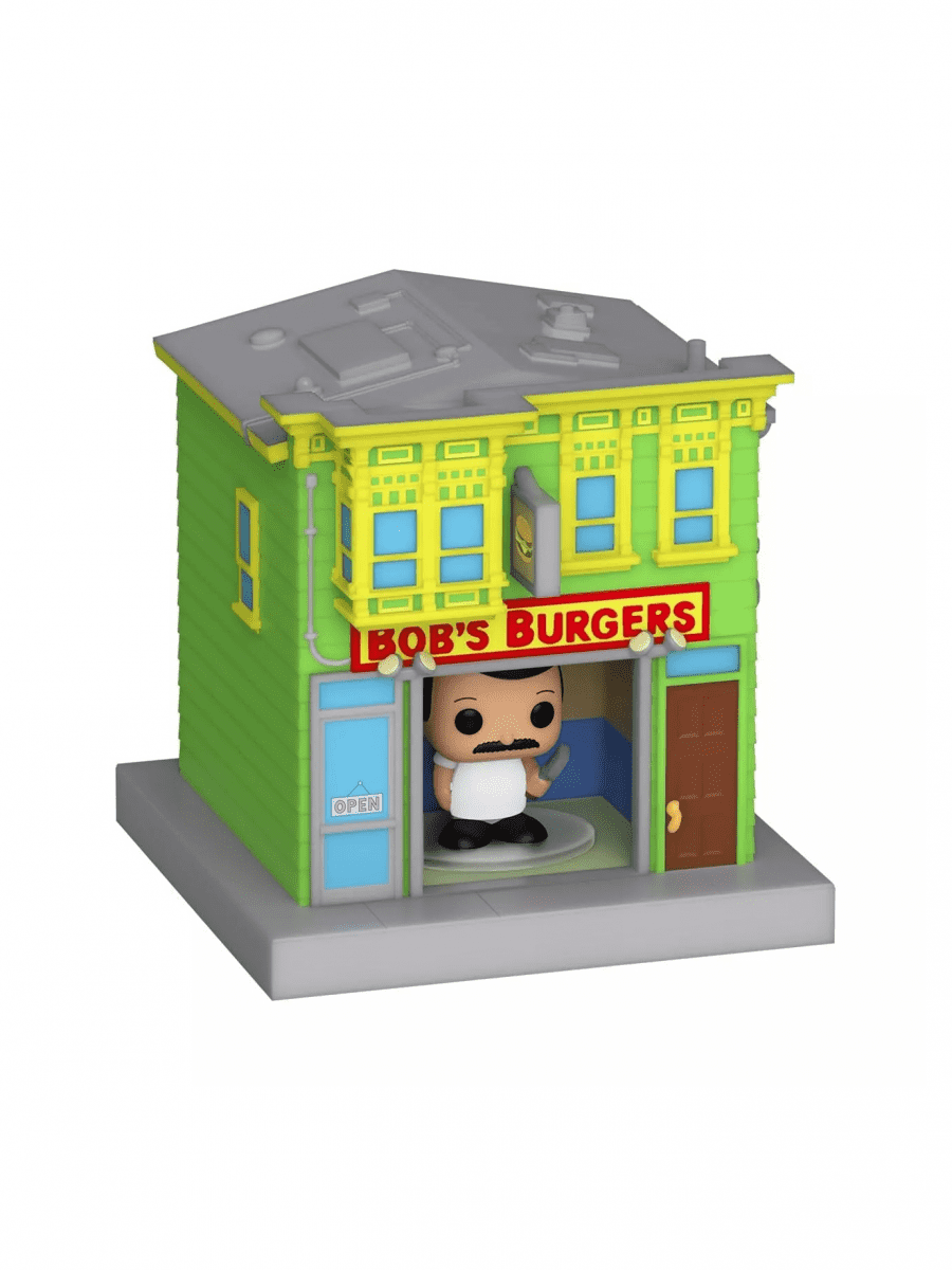 Figúrka Bobs Burgers - Bob Belcher and Bob's Burgers (Funko Bitty POP