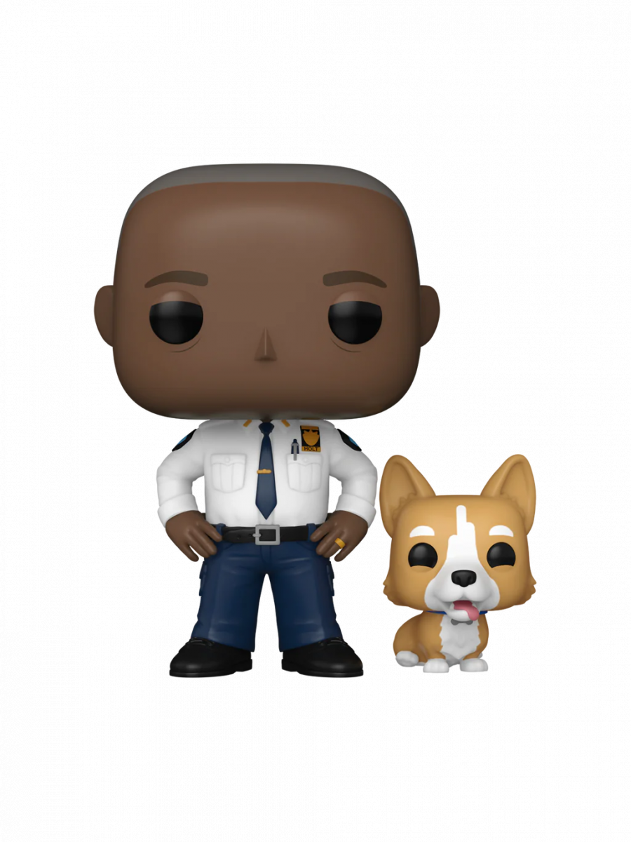 Figúrka Brooklyn Nine-Nine - Captain Raymond Holt and Cheddar (Funko